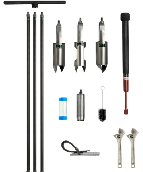 Stainless Steel Core Sampling Mini Kit – Borr Pengambilan Sampel Tanah Dasar Mini Kit | hitejaya.com