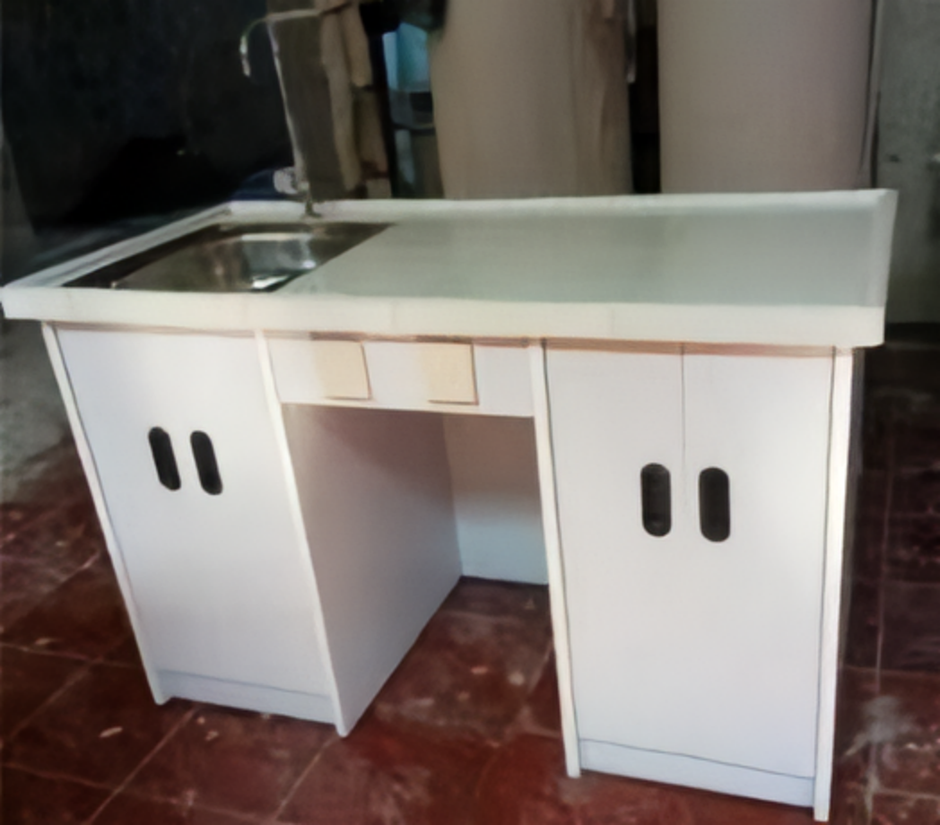 Meja Laboratorium 120 with Sink Dimensi 1200x600x850mm | hitejaya.com