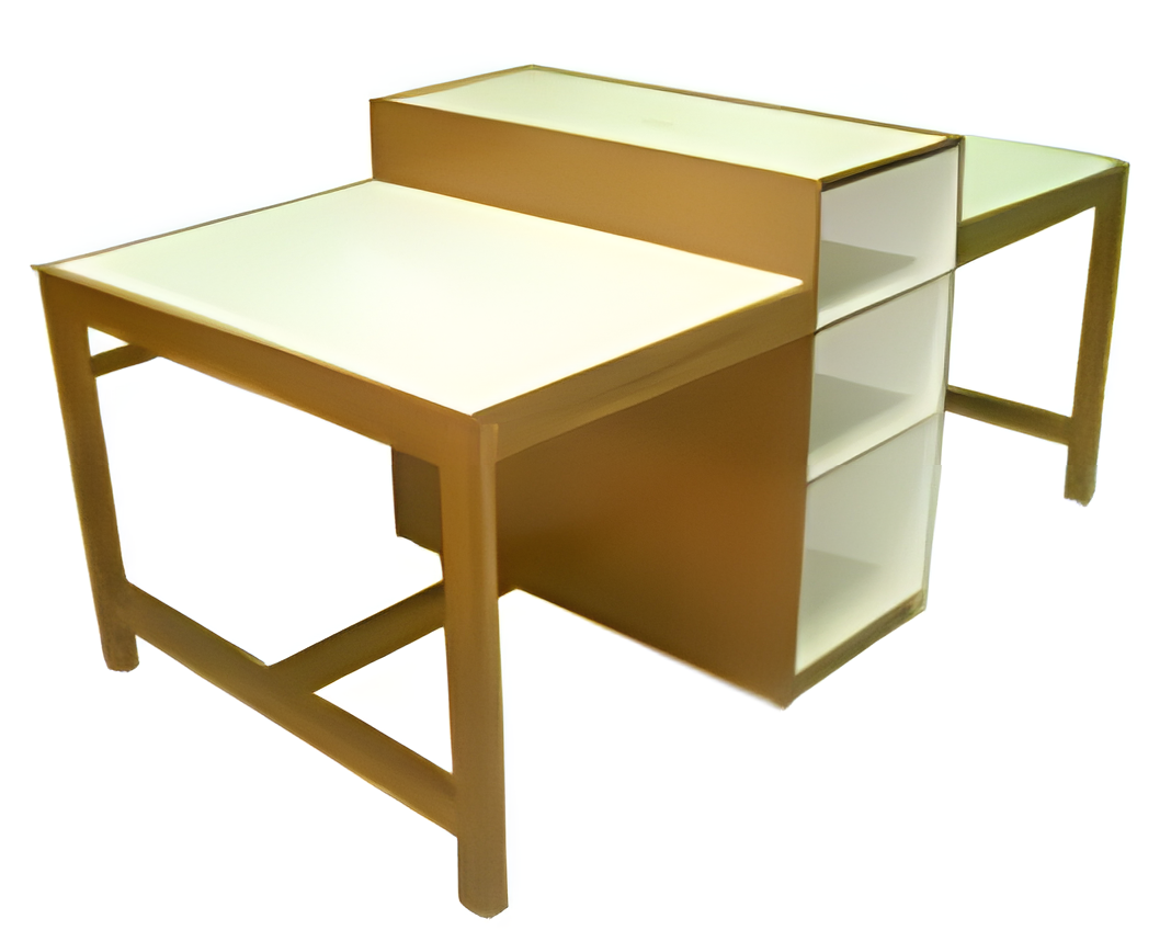 Meja Laboratorium 0501 Melamine Ukuran 2000 x 700 x 800 mm | hitejaya.com