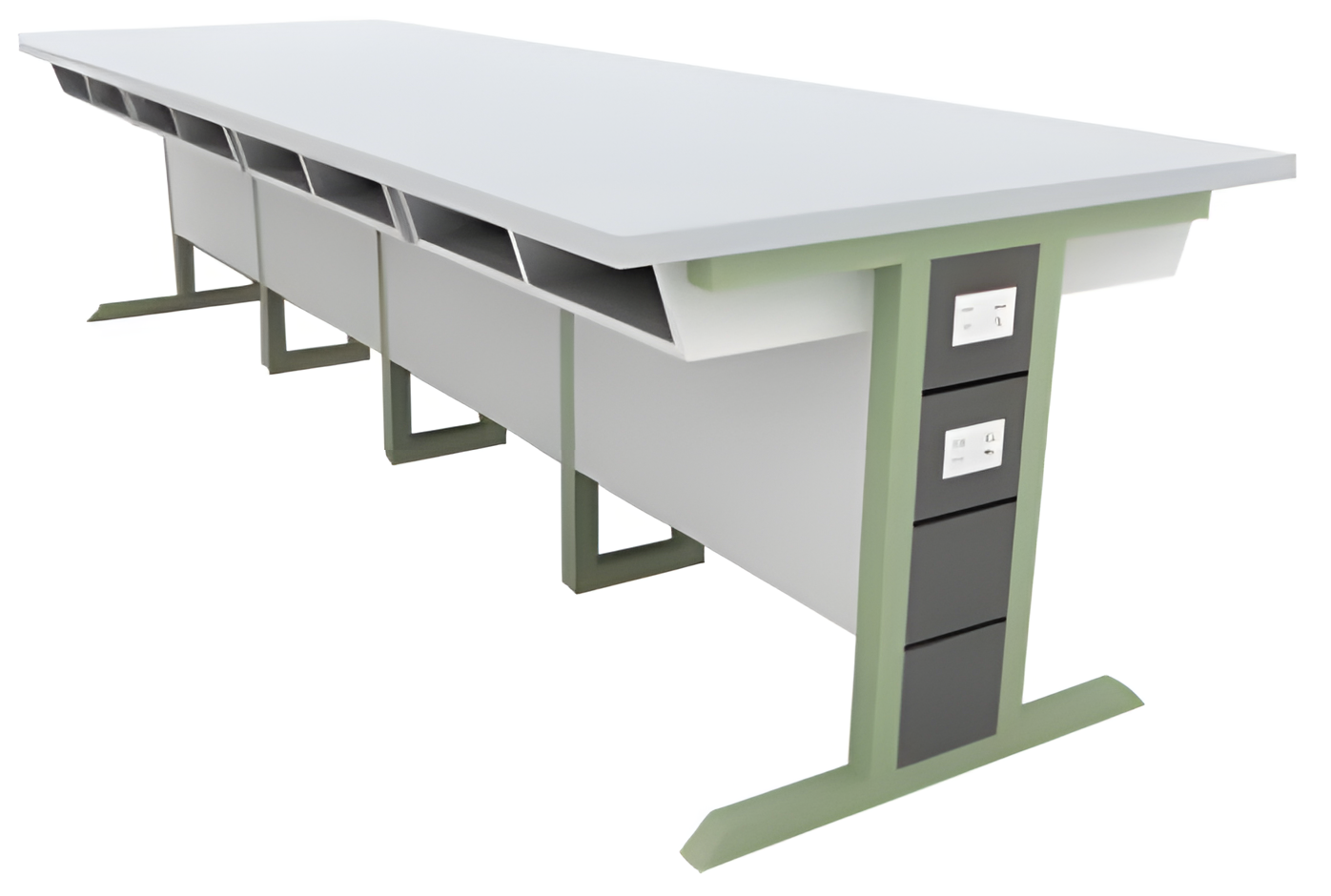 Meja Center Praktikum 480 Dimensi 4800x1200x850mm | hitejaya.com